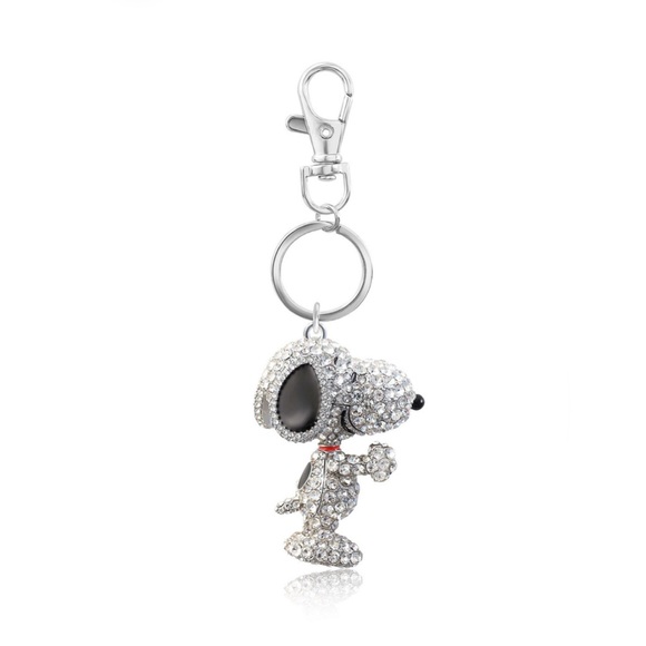 Peanuts | Other | Snoopy Crystal Bling 3d Keychainsparkling Snoopy ...